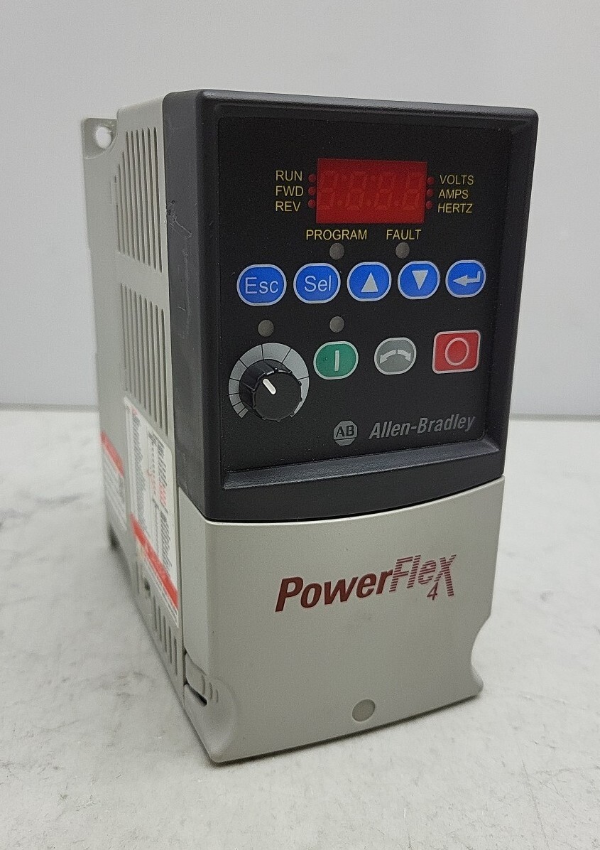 Allen Bradley 22A-A2P3N104 PowerFlex 4 AC Drive Variable VFD .5Hp 230V ...