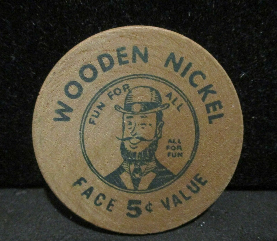 Vintage Wooden Nickel Sesquicentennial Bativia OH 1814-1964 | eBay