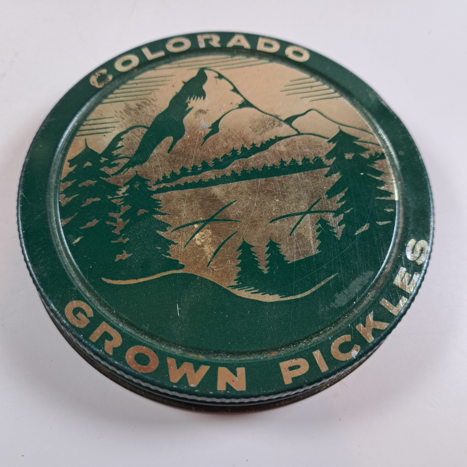 Vintage Glass Jar Colorado Grown Pickles Square 9-1/2" Tall | eBay