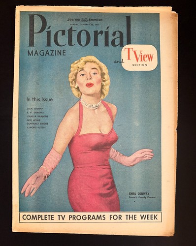 January 20, 1957 New York Journal American Sunday Pictorial TV View ...