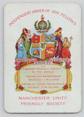 Swap Card Independent Order of Odd Fellows Manchester Unity Queen of ...