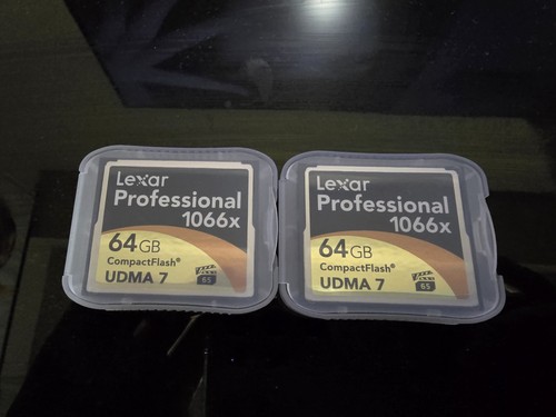 2 Lexar Pro 64GB 1066X UDMA 7 Compact Flash [CF] Memory Card | eBay
