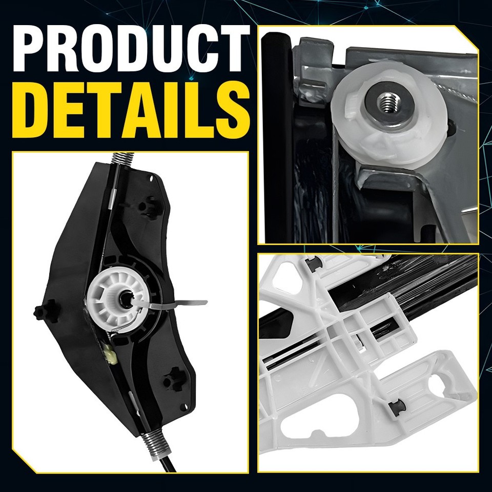 UK For Audi A3 S3 MK3 Window Regulator Rear Left Side 8V4839461 DIY LH ...