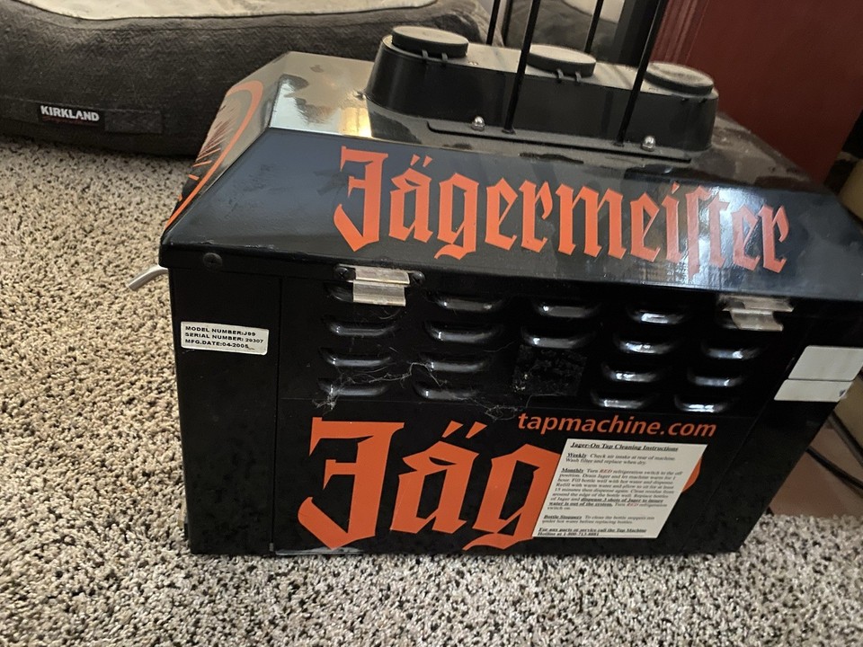 Jagermeister Tap Machine JEMUS Model 3 Bottle Shot Dispenser Chiller | eBay