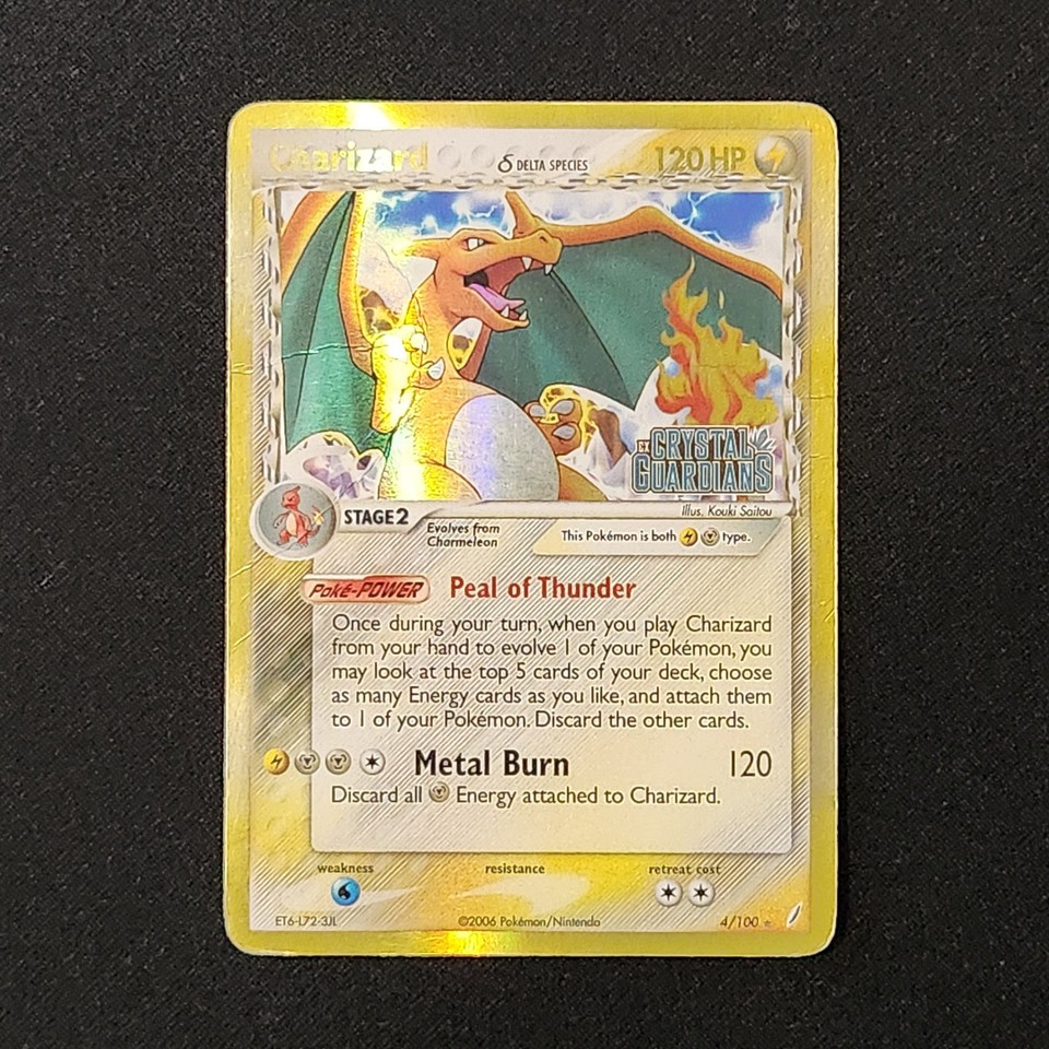 2006 Pokemon Charizard EX Crystal Guardians Holo Rare 4/100 HP | eBay
