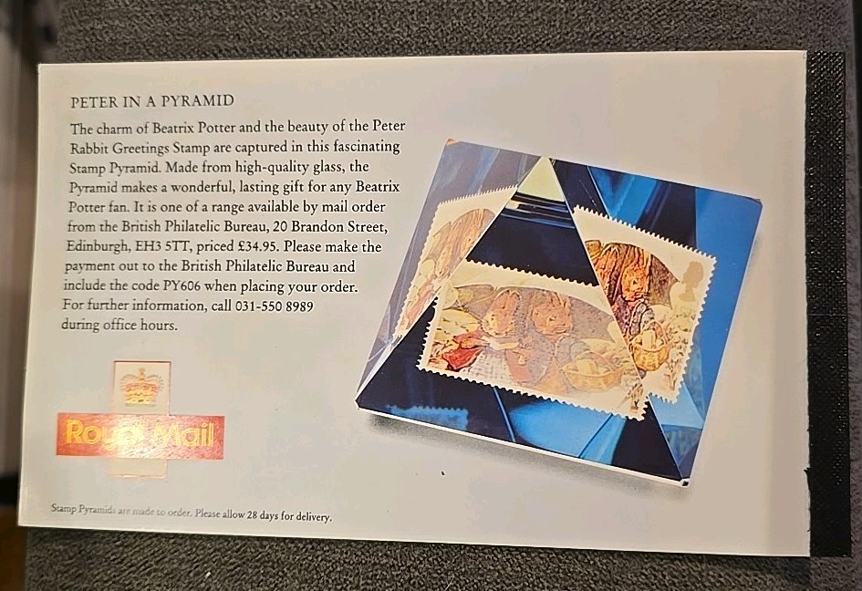 The Story of Beatrix Potter Royal Mail Book of Stamps," a prestige ...