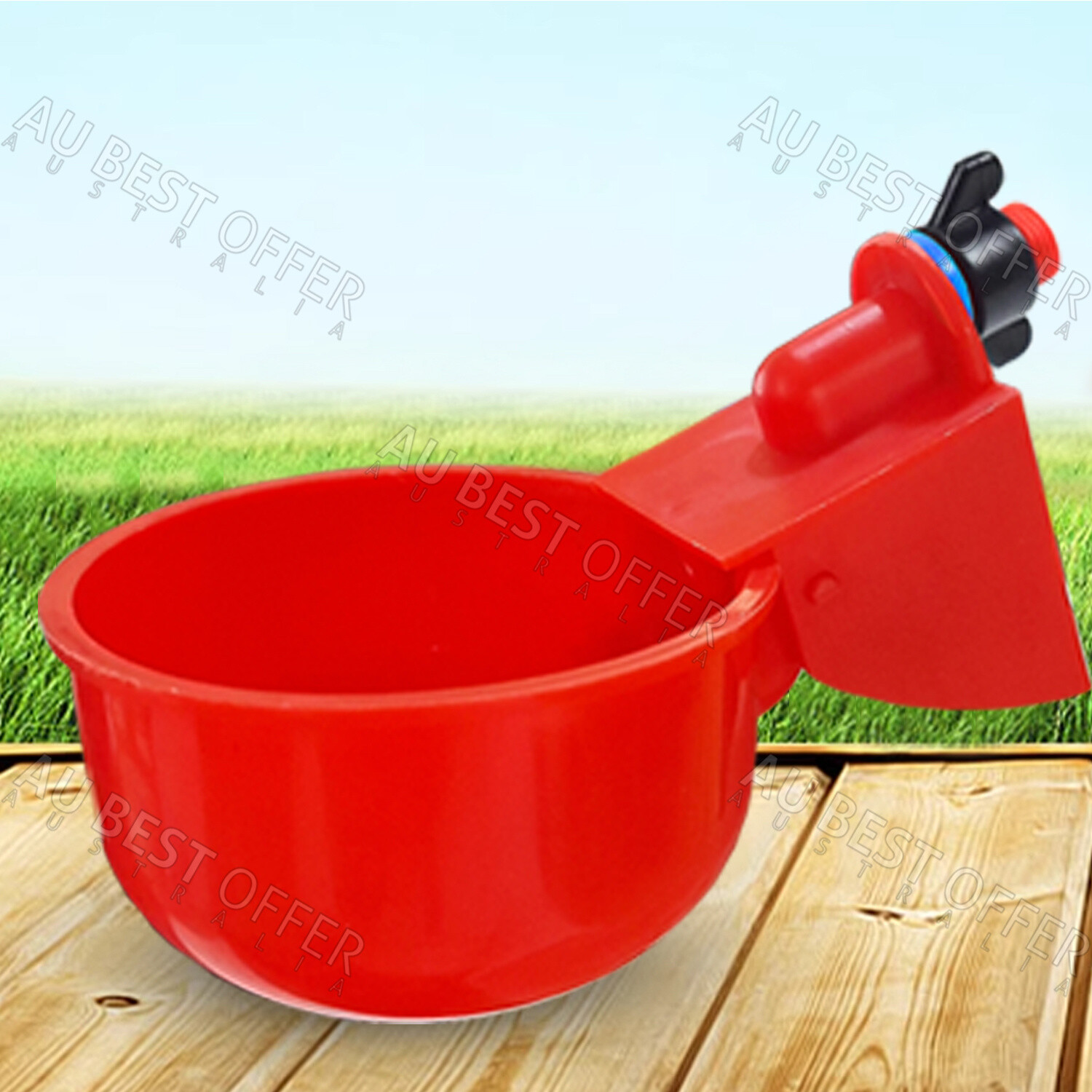 6x Automatic Chicken Water Cup Waterer Poultry Drinking Bowl Feeder ...