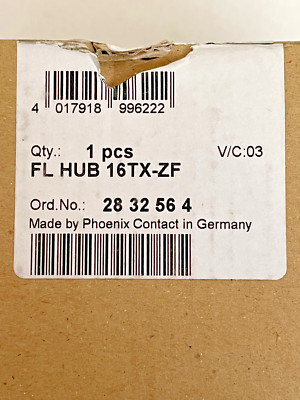 NEW Phoenix Contact FL HUB 16TX-ZF Ethernet Switch Hub 2832564 *** | eBay