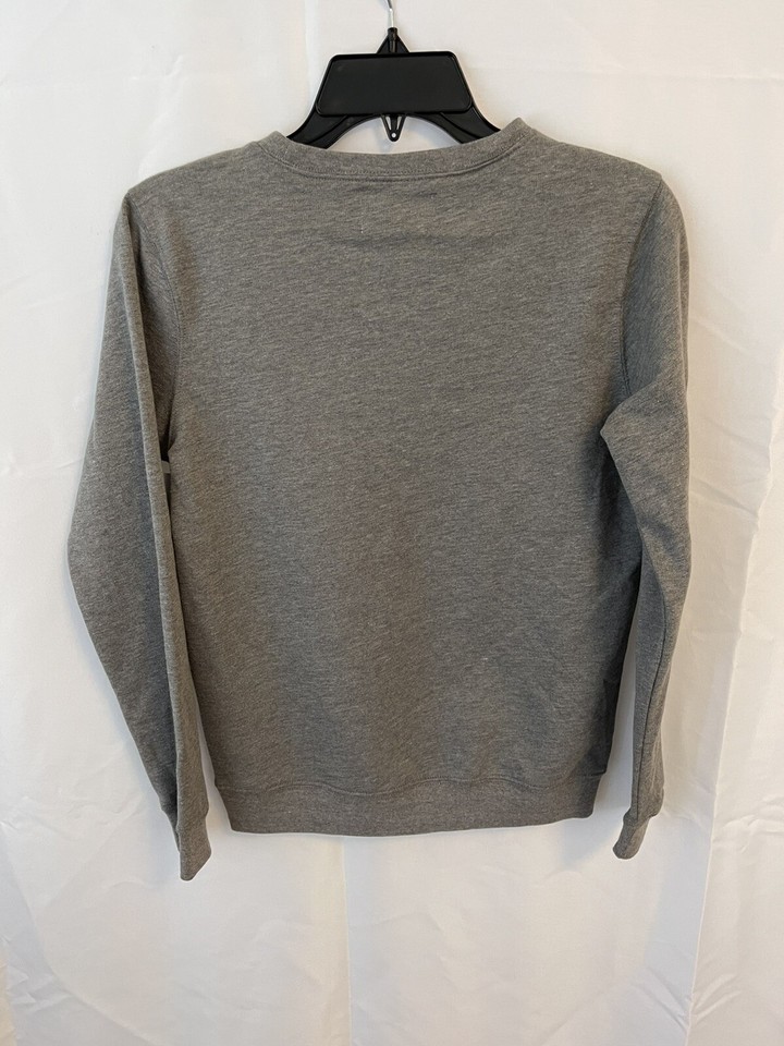 Nordstrom Rack Kids Long Sleeve Pullover Sweatshirt Size Large Grey NEW ...
