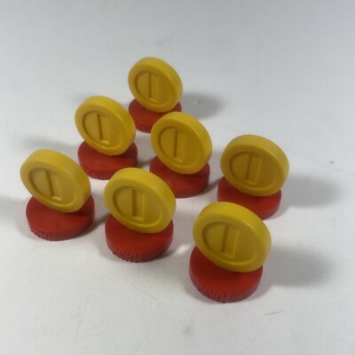 7 Piece Coin Pawns Replacement Super Mario Chess Collectors Edition ...