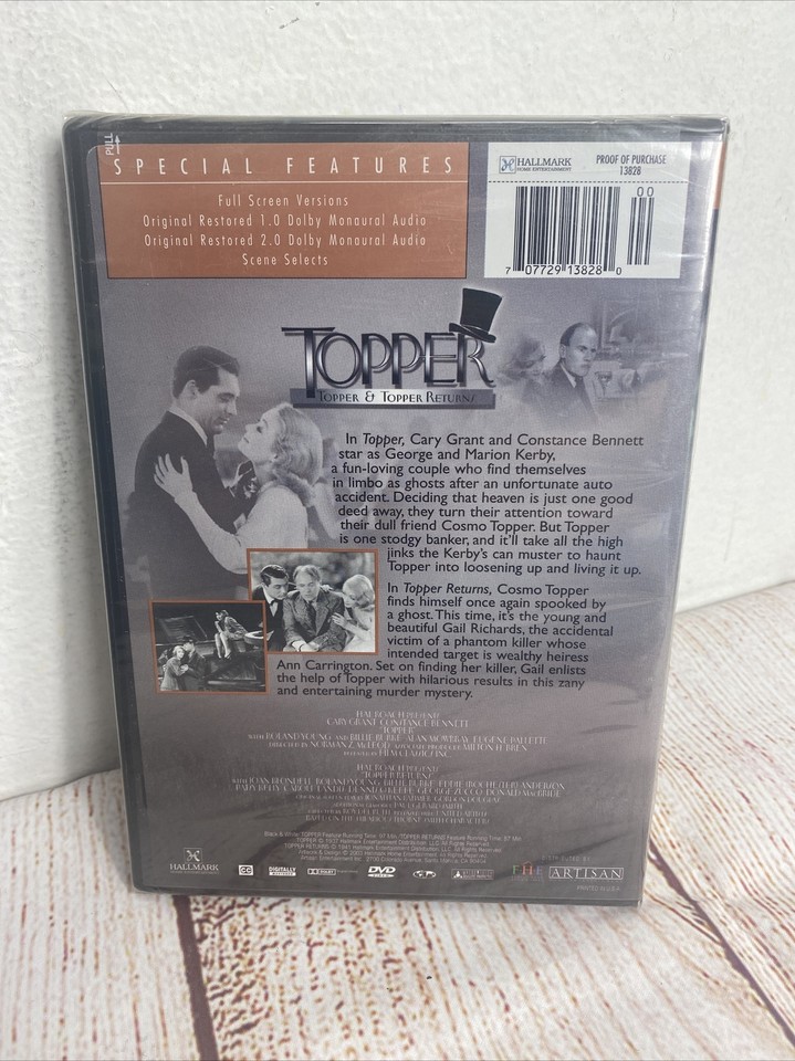 Topper Double Feature Topper and Topper Returns DVD Brand New Sealed ...
