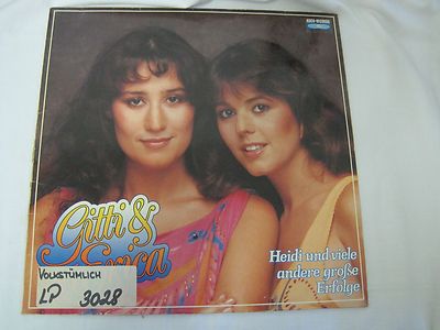 Vinyl LP - Gitte & Erica - Heidi und viele andere Erfolge, Zustand VG ...
