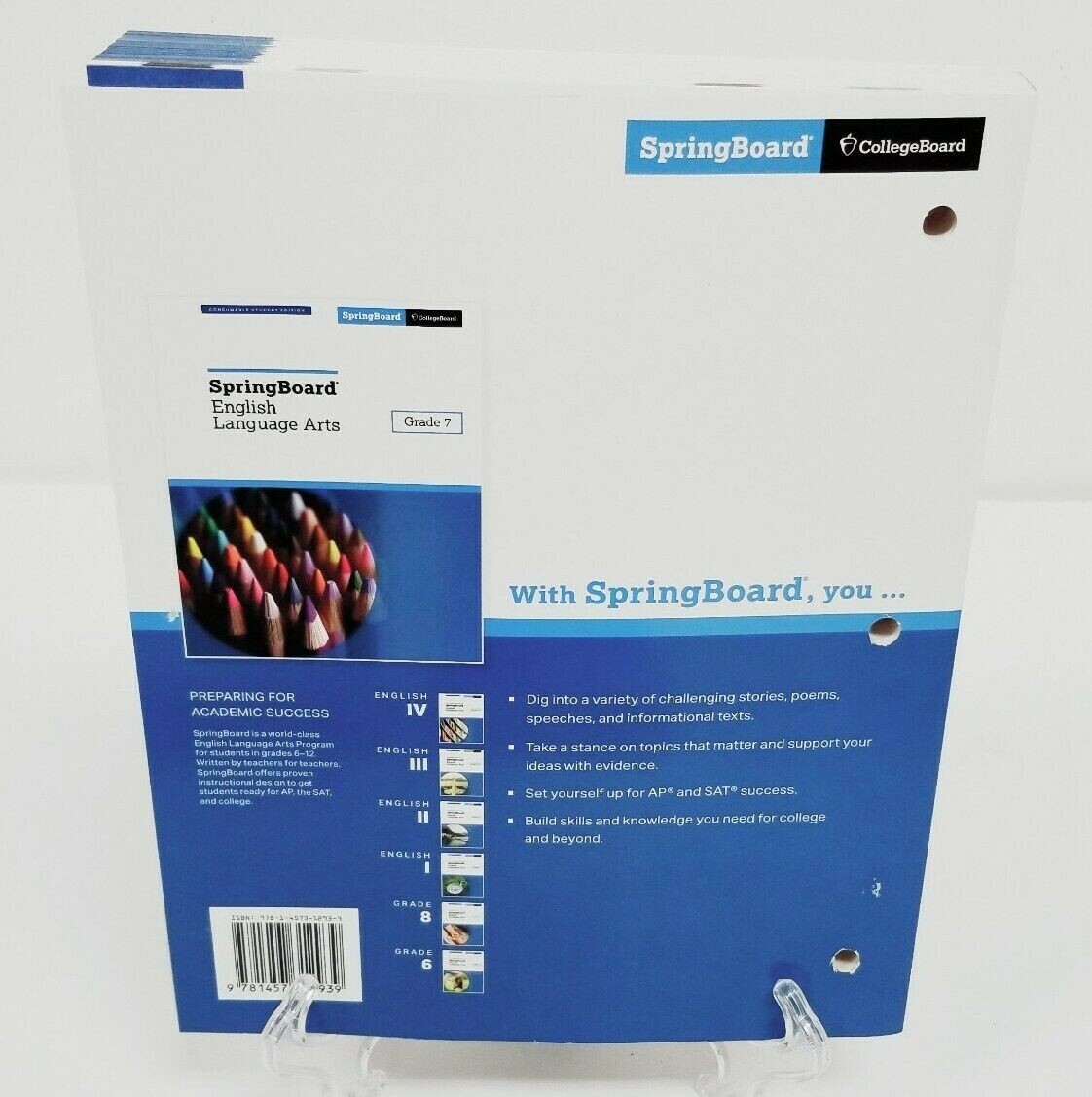 CollegeBoard SpringBoard English Language Arts Grade 7 Student Edition ...