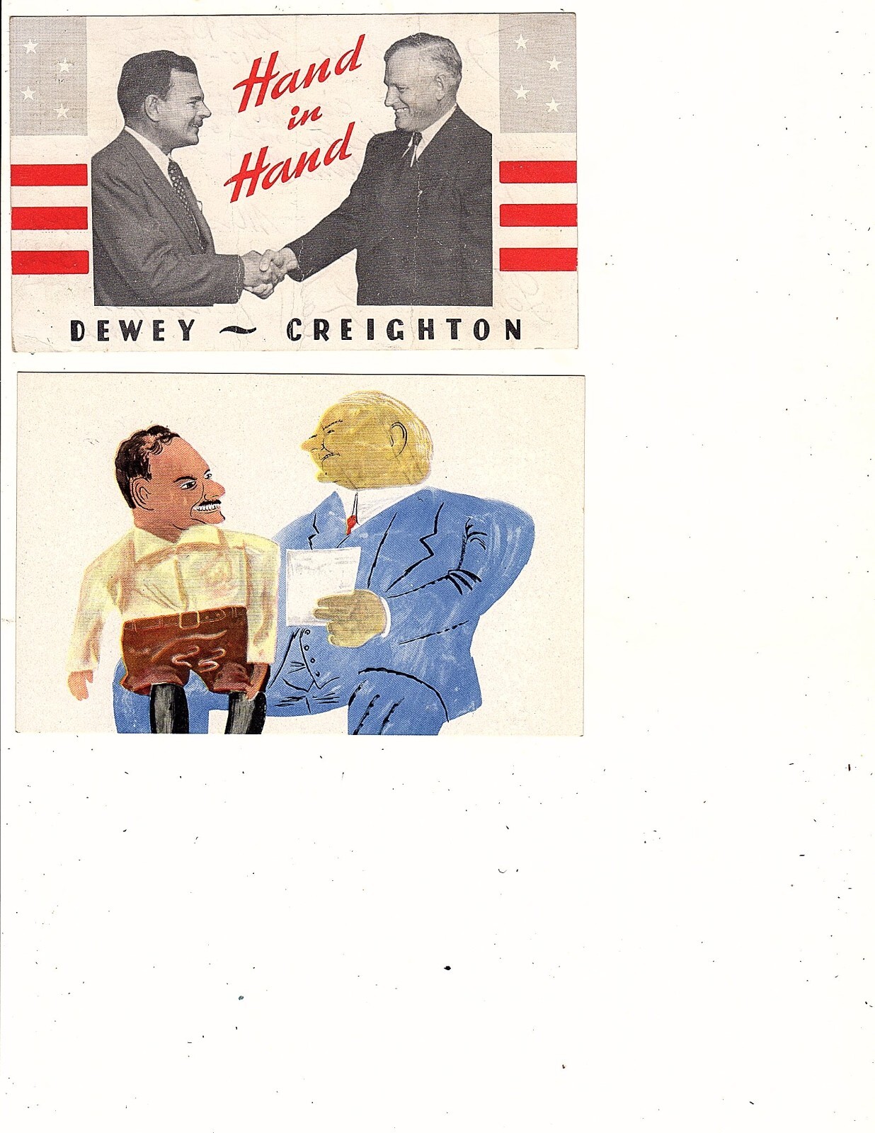 (2) Political Postcards - Republican Thomas Dewey for President 1948 | eBay