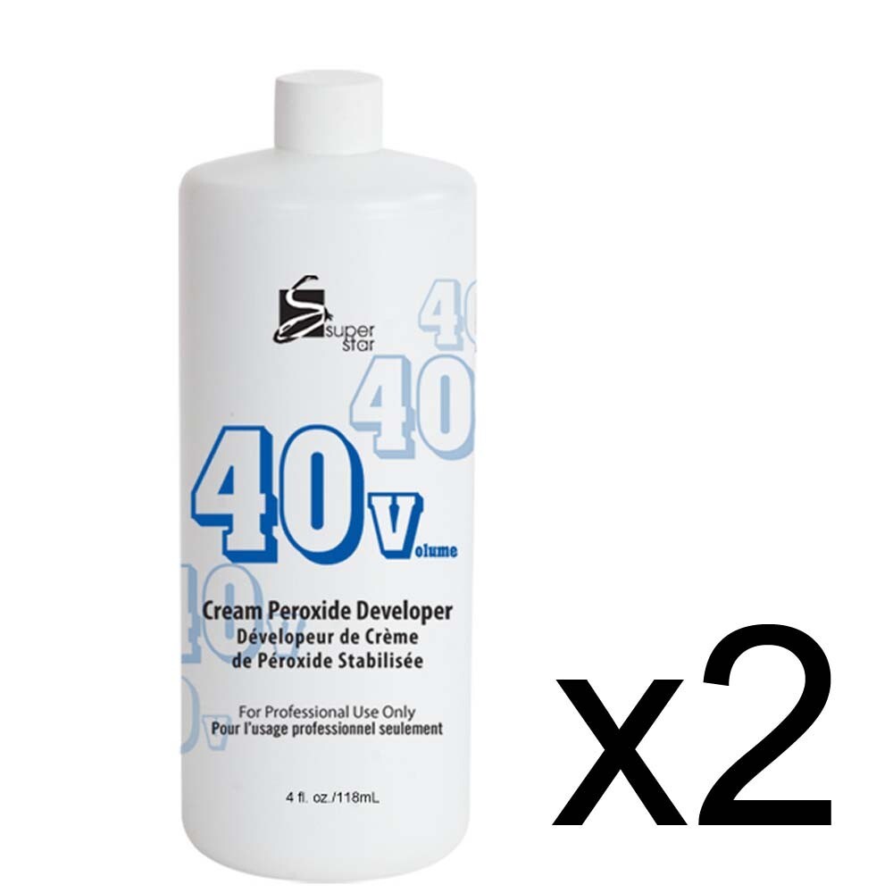 BARBER SALON BEAUTY SPA SUPERSTAR HAIR COLOR CREAM DEVELOPER 40V 32 OZ ...