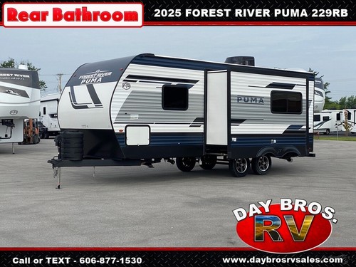 25 Forest River Puma 229RB Lite Travel Trailer Towable RV Camper Slide ...