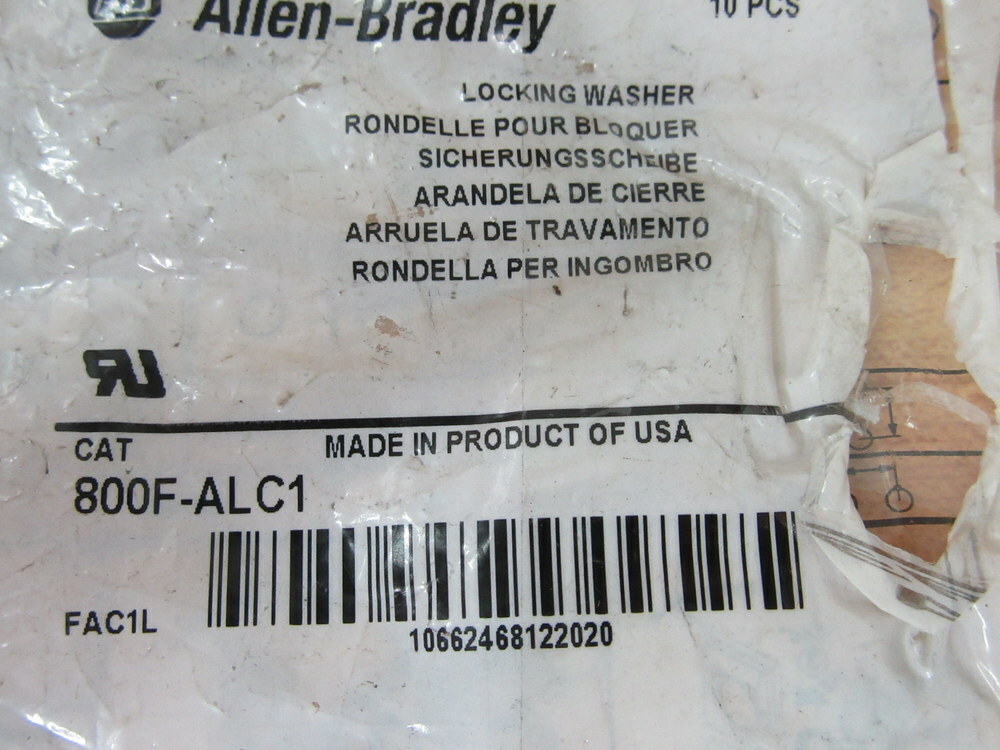 Allen Bradley 800F-ALC1 Locking Washer 800FALC1 (Pack of 10) | eBay