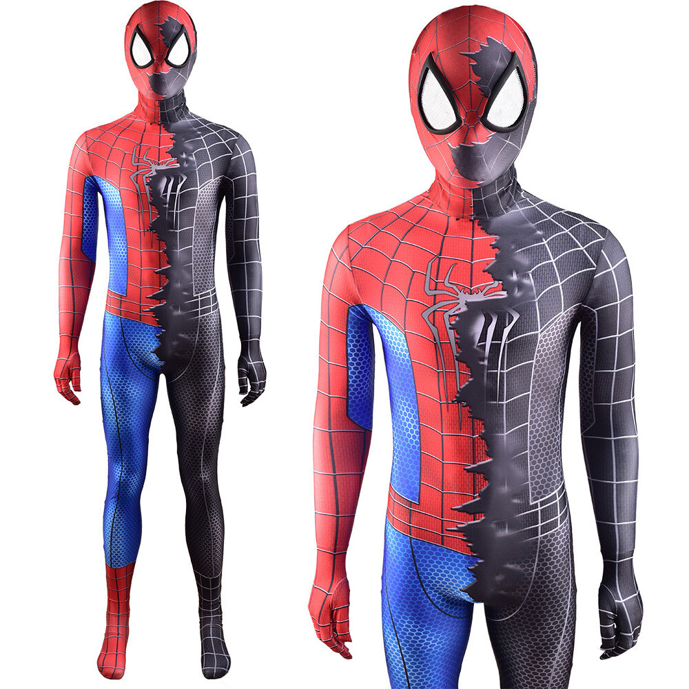 Black And Red Spiderman Costume