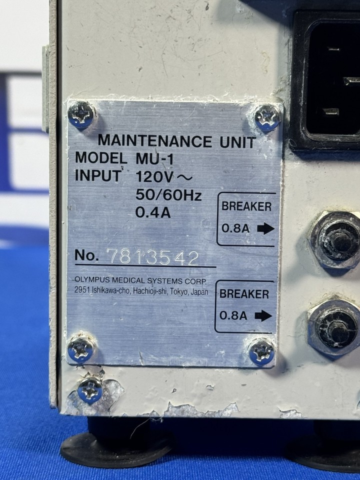 Olympus MU-1 Endoscope Maintenance Unit - TESTED | eBay