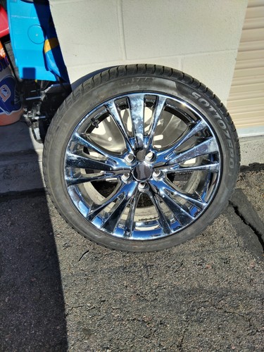 19 Inch Chrome Rims With 235/40 R 19 Tires In Great Shape bolt Pattern ...