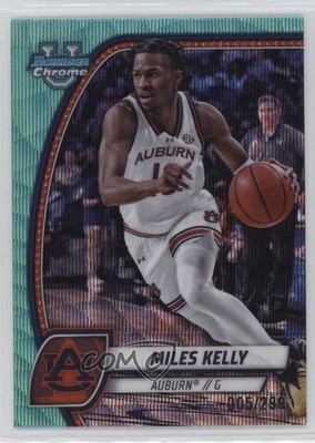 2024 Bowman U Chrome Aqua Wave Refractor Miles Kelly (Should Be Card ...