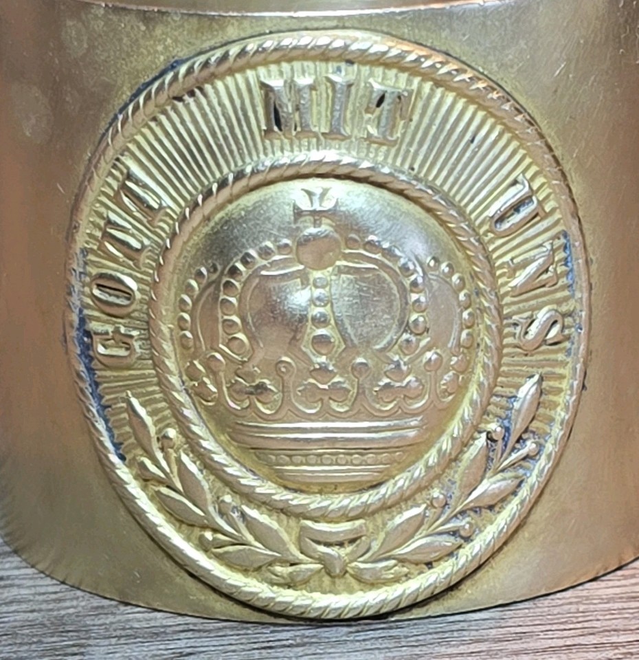 WWI German Trench Art Brass Napkin Ring "Gott Mit Uns" | eBay