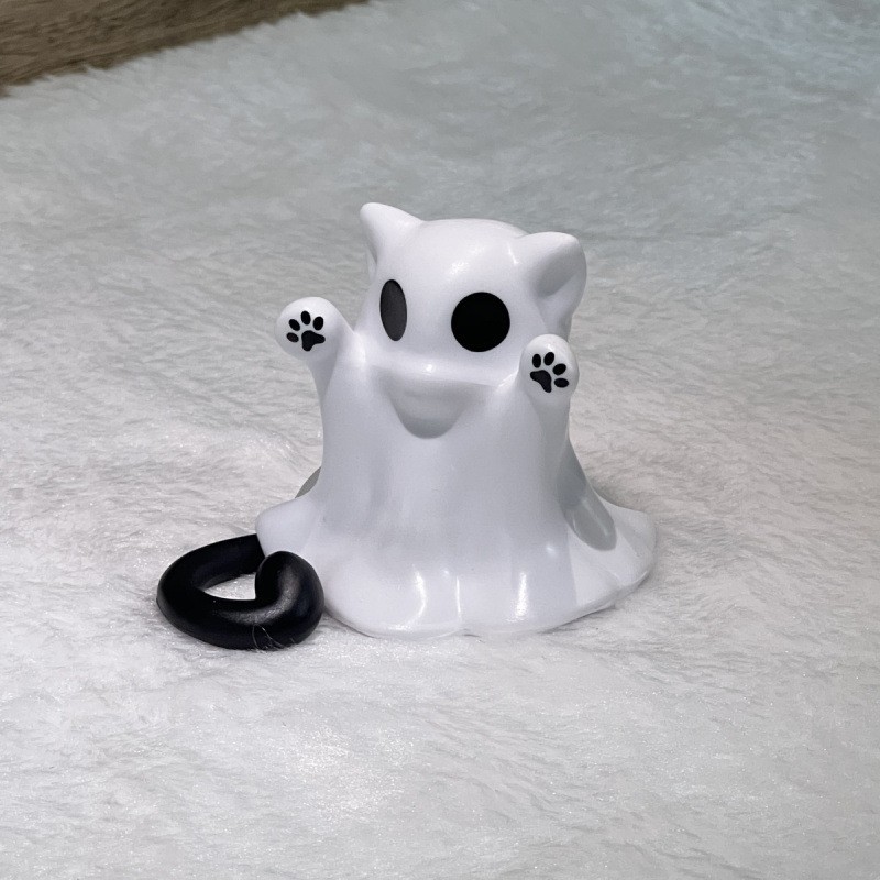 Cute Ghost Statue Ghosts Small Scary Ghost Figurines Halloween Home ...