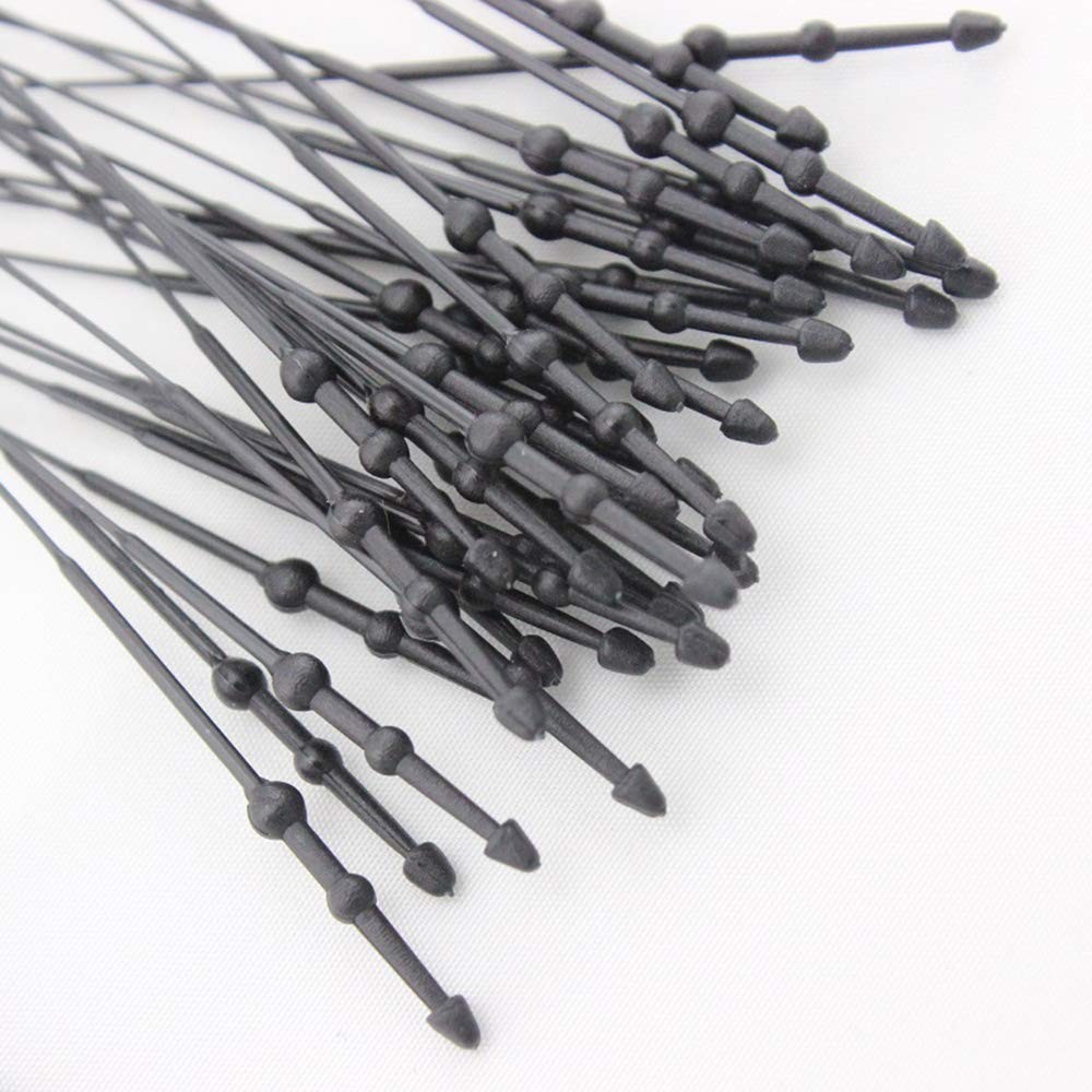 Yesallwas Tag Fastener Loop Lock Black 1000pcs 13cm (5 inch) Snap Lock ...