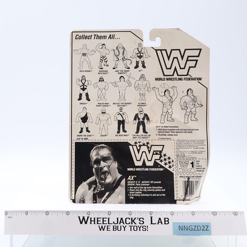 Demolition Ax Series 1 WWF Wrestling 1990 Hasbro Action Figure NEW MOSC ...