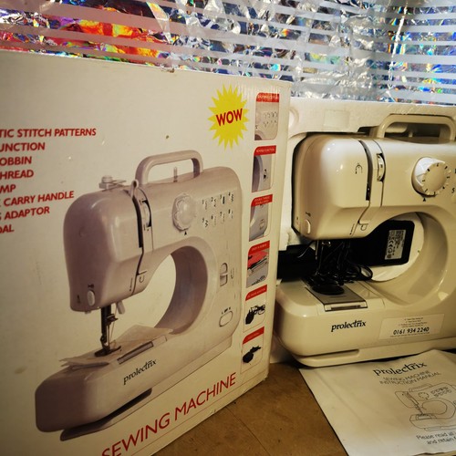 Prolectrix 8 Stitch Portable Electric Sewing Machine Full Kit In Box ...