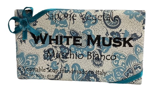 Sapone Vegetale Muschio Bianco White Musk Bar Soap Hand Made In Italy ...