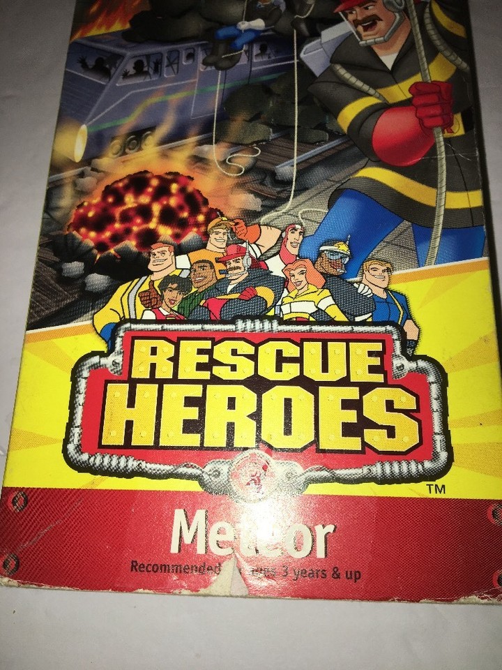 Rescue Heroes-Meteor vhs fisher price-TESTED-RARE VINTAGE COLLECTIBLE ...