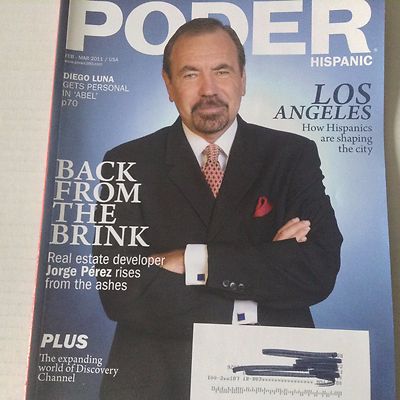 Poder Hispanic Magazine Jorge Perez February/March 2011 072017nonrh | eBay