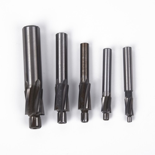 High Speed 4 Flute HSSAL End Mill Cutter Set with Pilot Slot Drill Bits ...