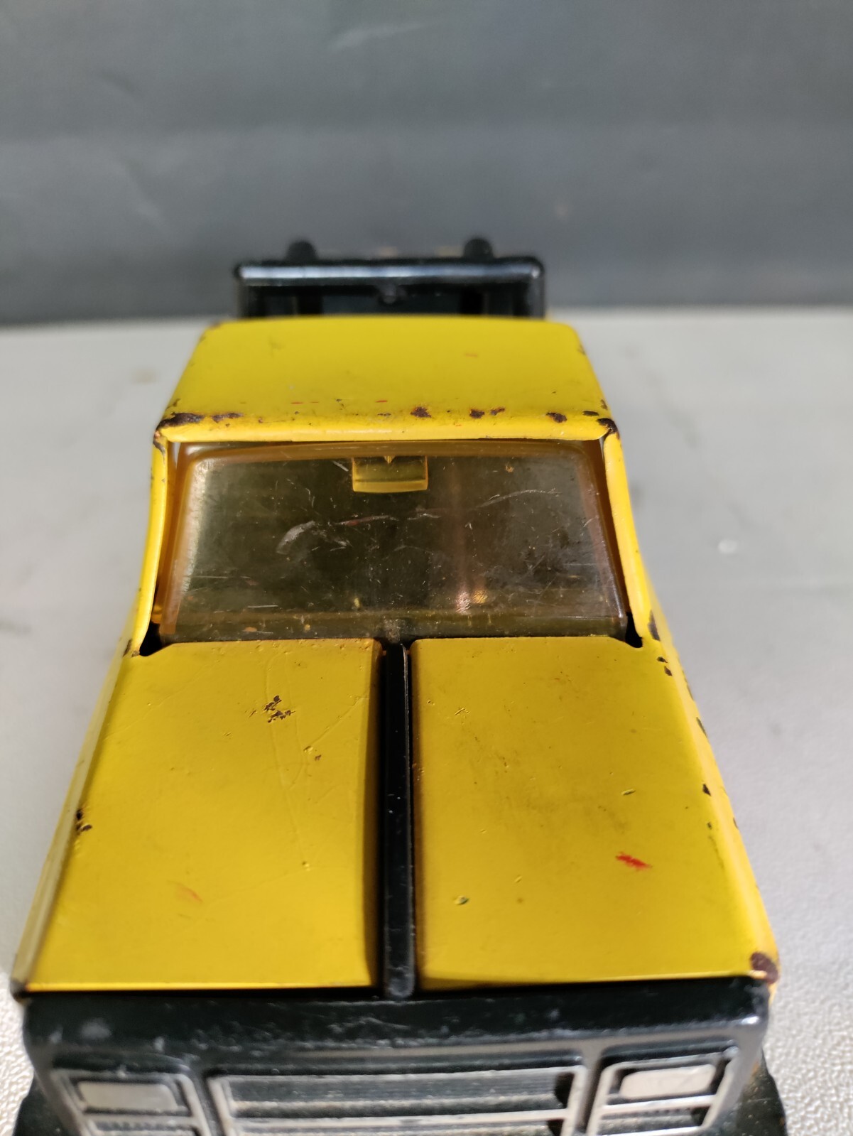 Vintage Tonka Racing Team Yellow Pick-up Truck Steel Die-cast Toy ...