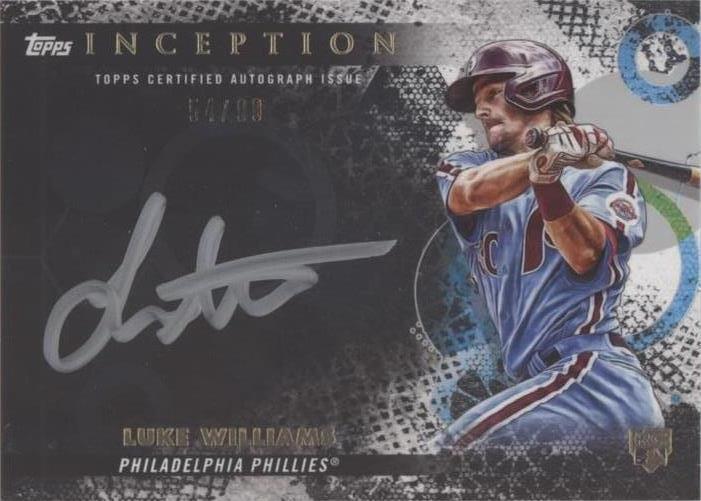 2022 Topps Inception - Inception Silver Signings Luke Williams #ISS-LW ...