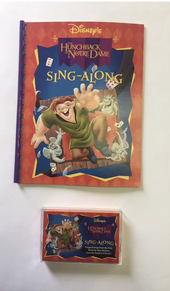 Disney’s The Hunchback Of Notre Dame Sing-Along Book With Cassette | eBay