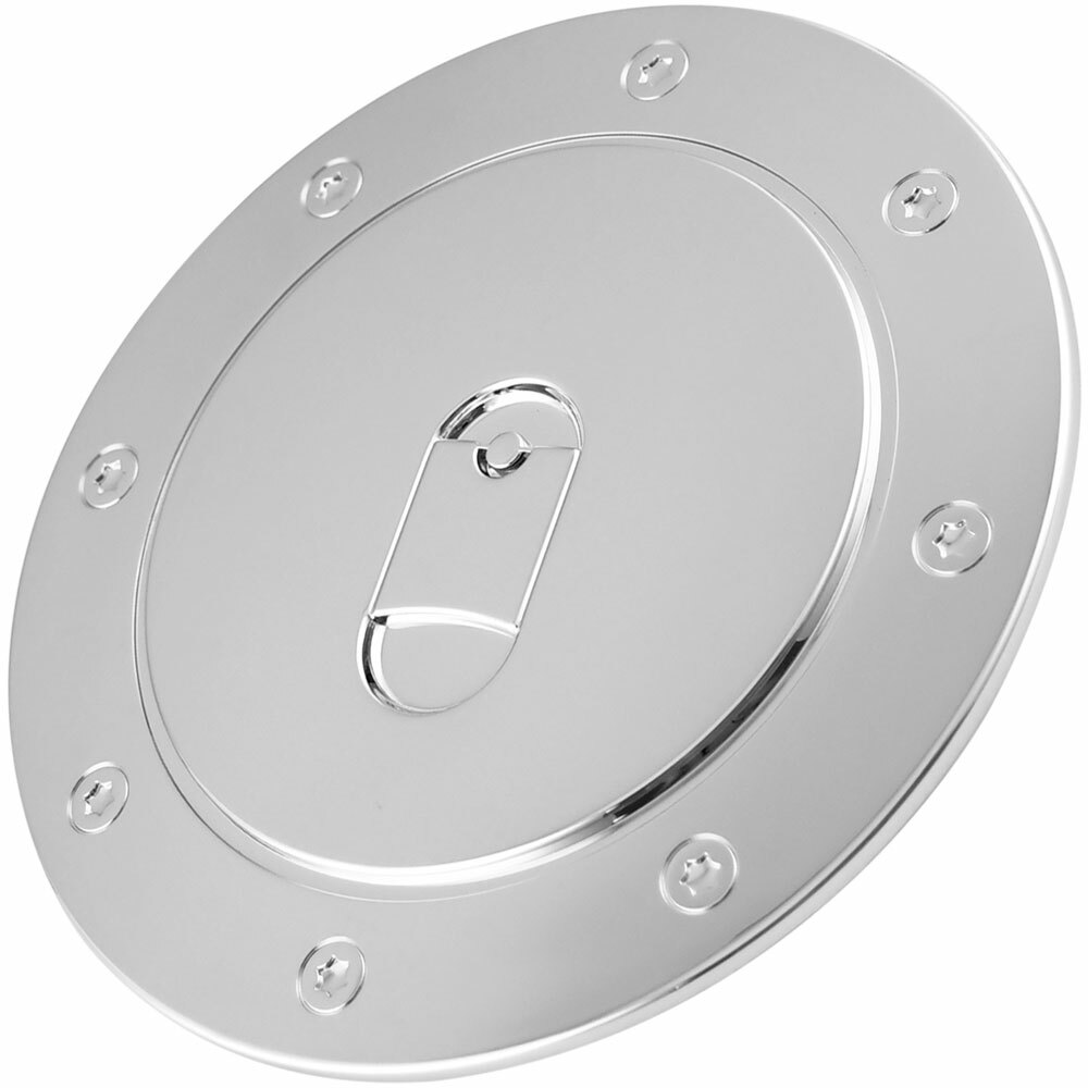 Chrome ABS Fuel Tank Gas Door Cap Cover for Chevy Silverado GMC Sierra ...