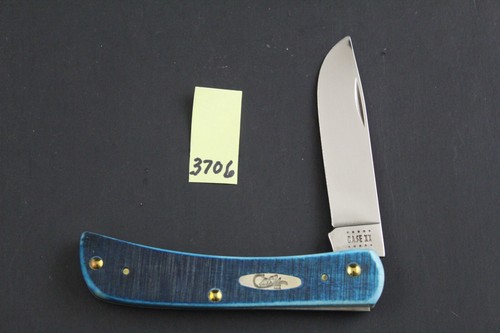 Case XX 2020 6137 Caribbean Blue Bone Sodbuster Jr. Pocket Knife 3706 ...