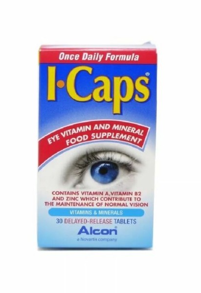 Alcon - I-Caps Lutein And Zeaxanthin Formula 30 Tablets for sale online ...