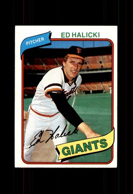1980 TOPPS BASEBALL #217 ED HALICKI | eBay