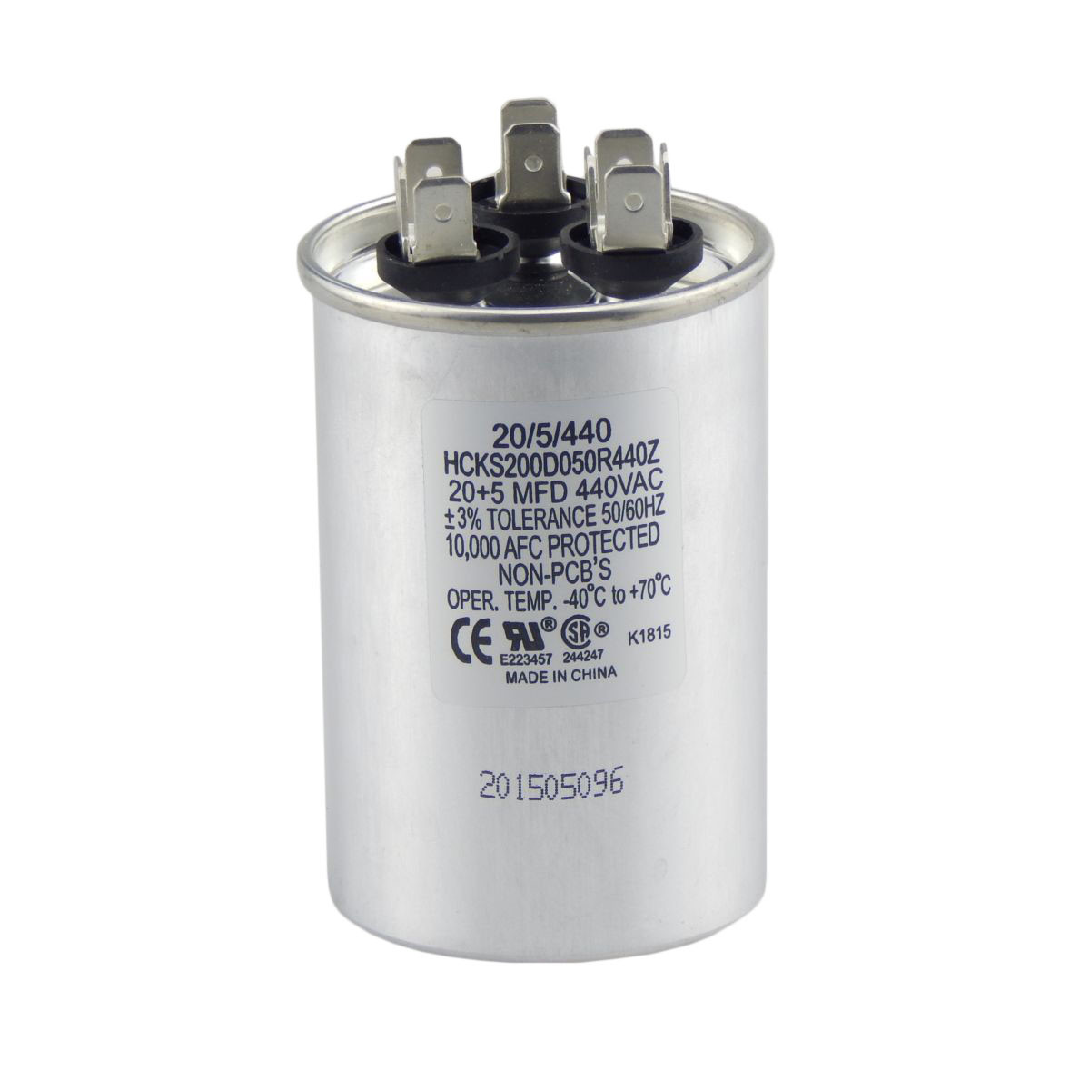 NEW - TRADEPRO - TP-CAP-20/5/440R - 20+5 MFD 440 Volt Round Run ...