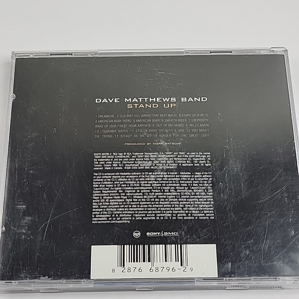 DMB Stand Up CD Dave Matthews Band **Buy 2 Get 3 Free** | eBay