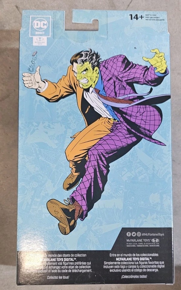 McFarlane DC Digital Two-Face (Silver Age) Platinum - DC Multiverse | eBay
