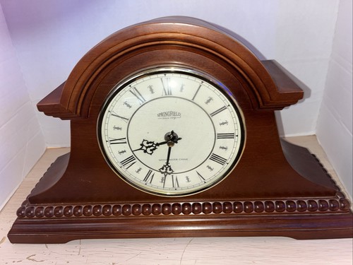 Springfield Clock since 1956 Westminster Chime Mahogany Mantle Desk | eBay