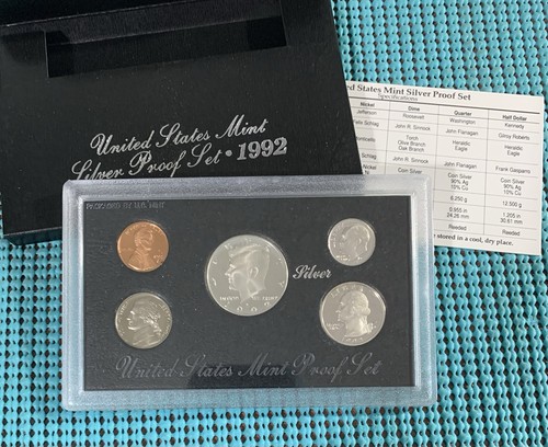 FOUR (4) 1992 U.S. Mint SILVER Proof sets | eBay