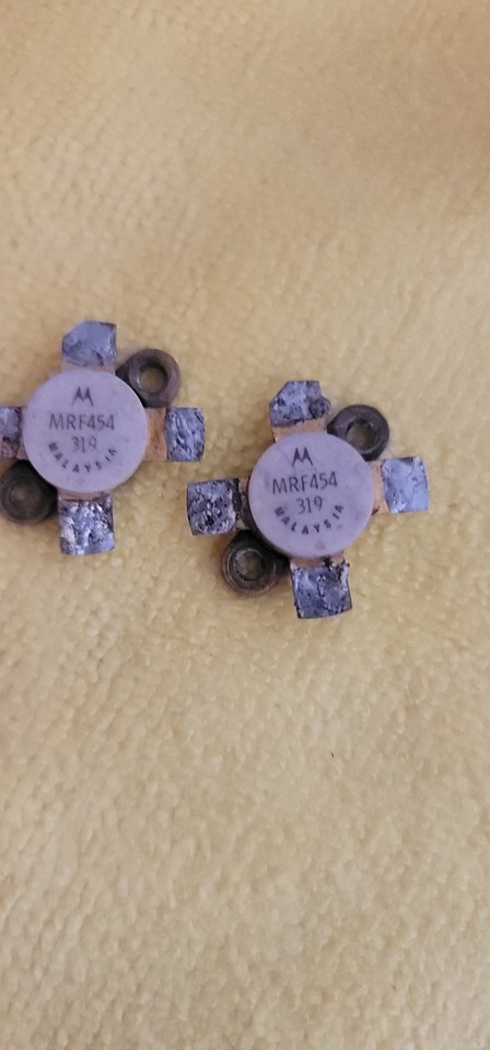 4 TRANSISTORS MOTOROLA MRF 454 FOR LINEAR AMPLIFIER HAM RADIO | eBay