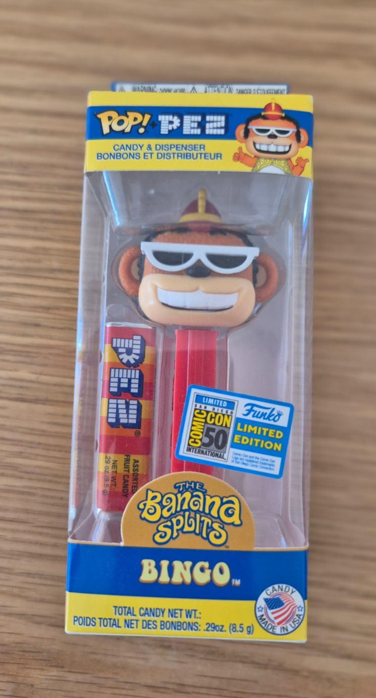 FUNKO POP PEZ THE BANANA SPLITS BINGO LIMITED EDITION SAN DIEGO COMIC CON NEW | eBay