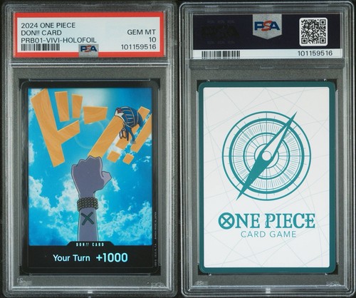 Vivi DON!! HOLO FOIL PRB-01 Premium Booster One Piece Card English PSA ...