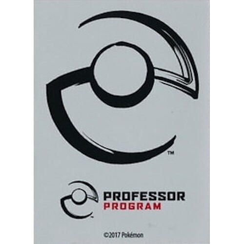 Professor Program Silver / Grey | Pokemon Card Game Sleeve Protector ...